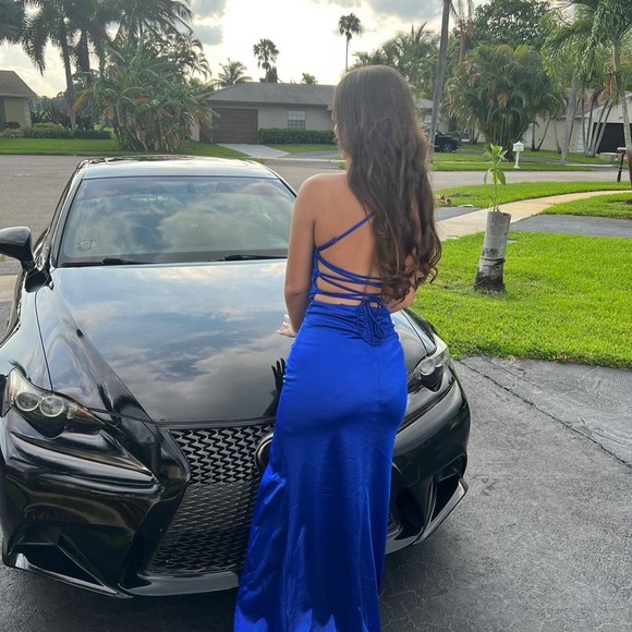 Windsor | Dresses | Windsor Prom Bridesmaid Royal Blue Dress Used One ...